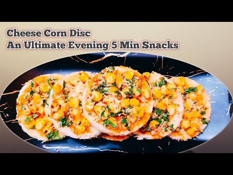 Cheese Corn Disc, The Ultimate Starter and Snacks - YouTube
