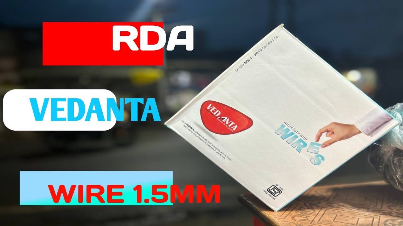 RDA VEDANTA Multistrand Wire 1.5mm Quality.. - YouTube