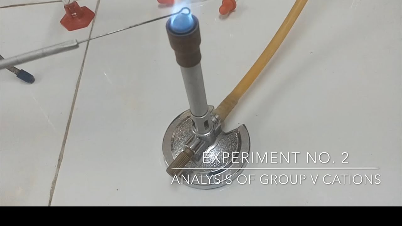 Experiment No 2 Analysis of Group V Cations - YouTube