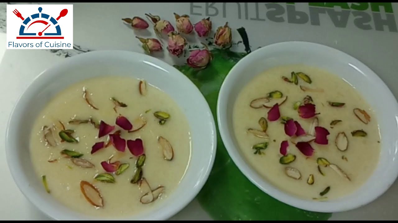 Fereni Recipe | Flavors of Cuisine - YouTube