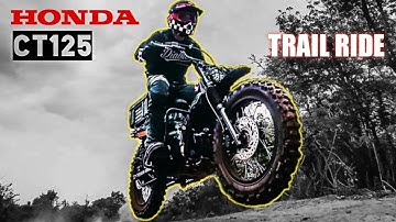 HONDA CT125 Combat Scrambler Trail Ride | Custom by K-Speed - honda ct125 แต่ง วิบาก