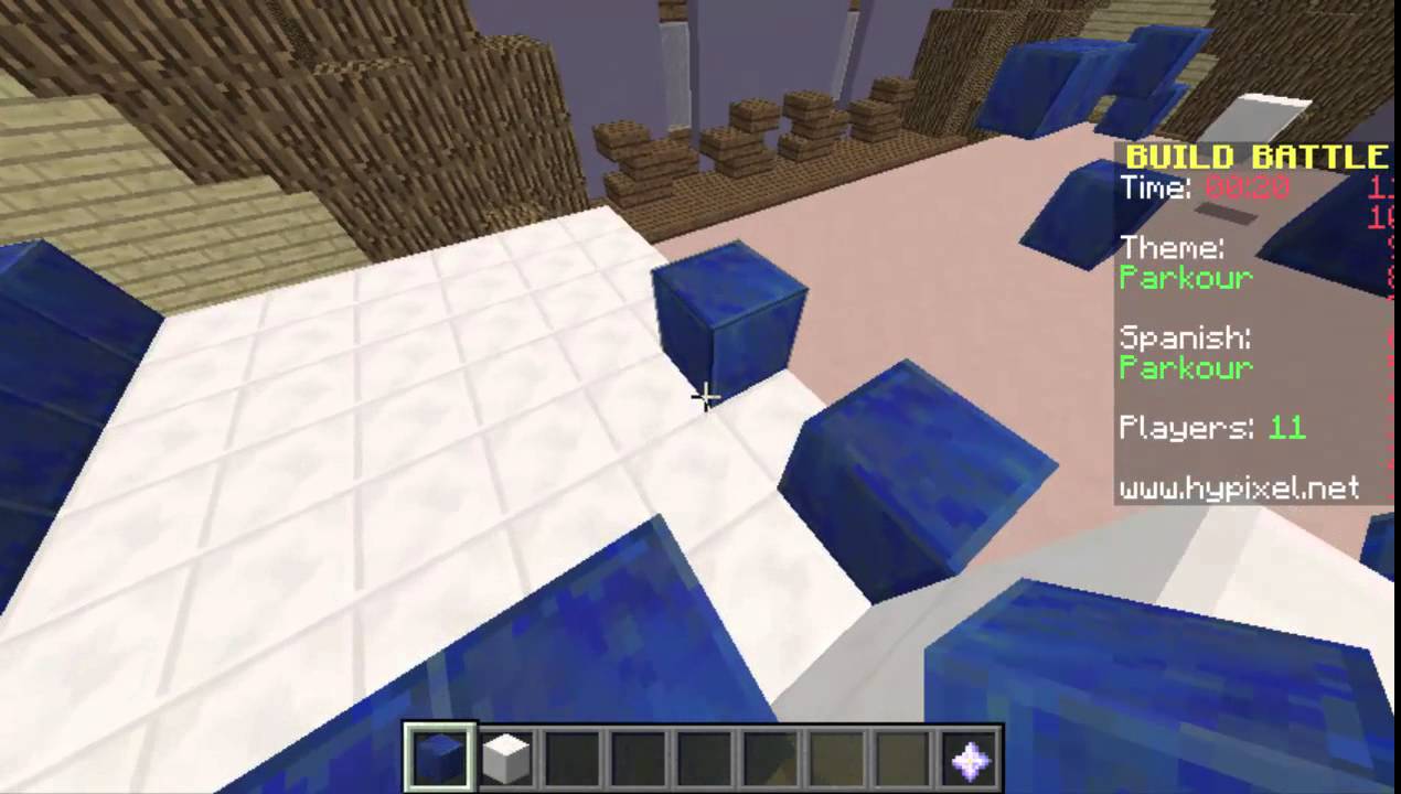 HACIENDO PARKOUR // MINECRAFT BUILD BATTLE - YouTube