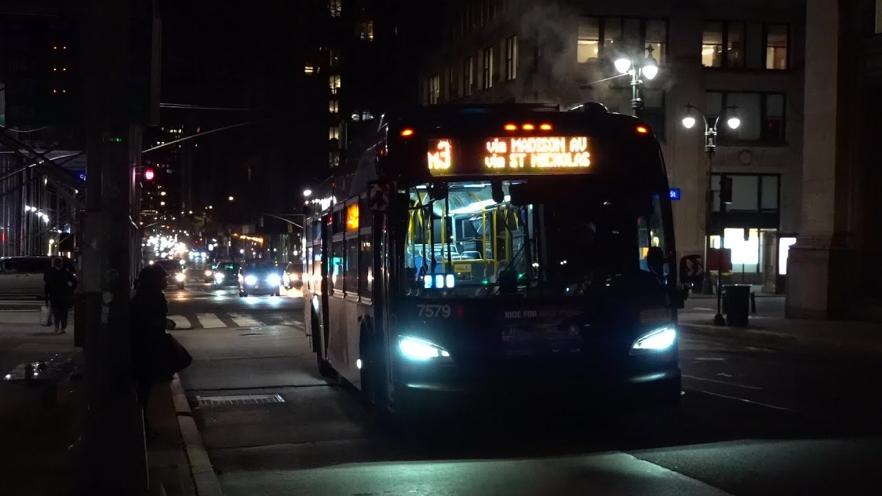 MTA New York City Bus 2019 New Flyer "Xcelsior" XD40 7579 On The M3 ...