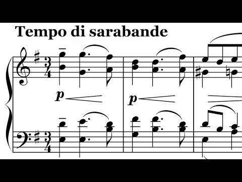 Tempo di sarabande for string quartet - YouTube