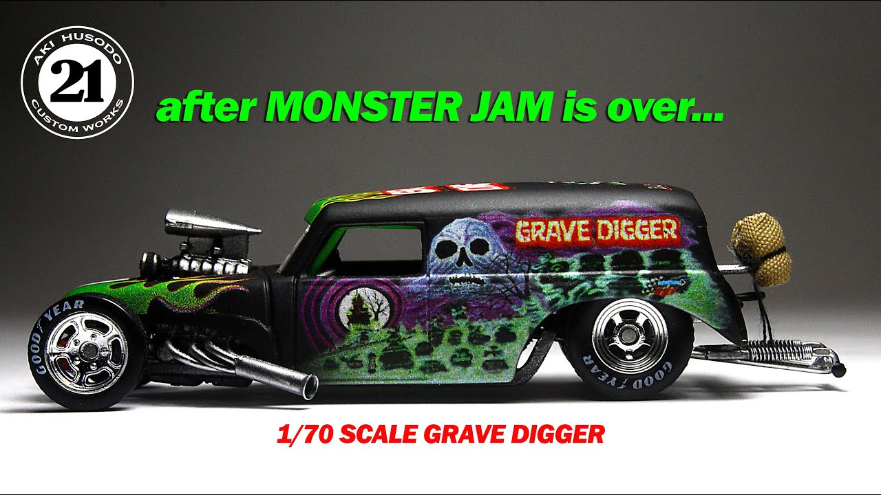 Scale Grave Digger Model