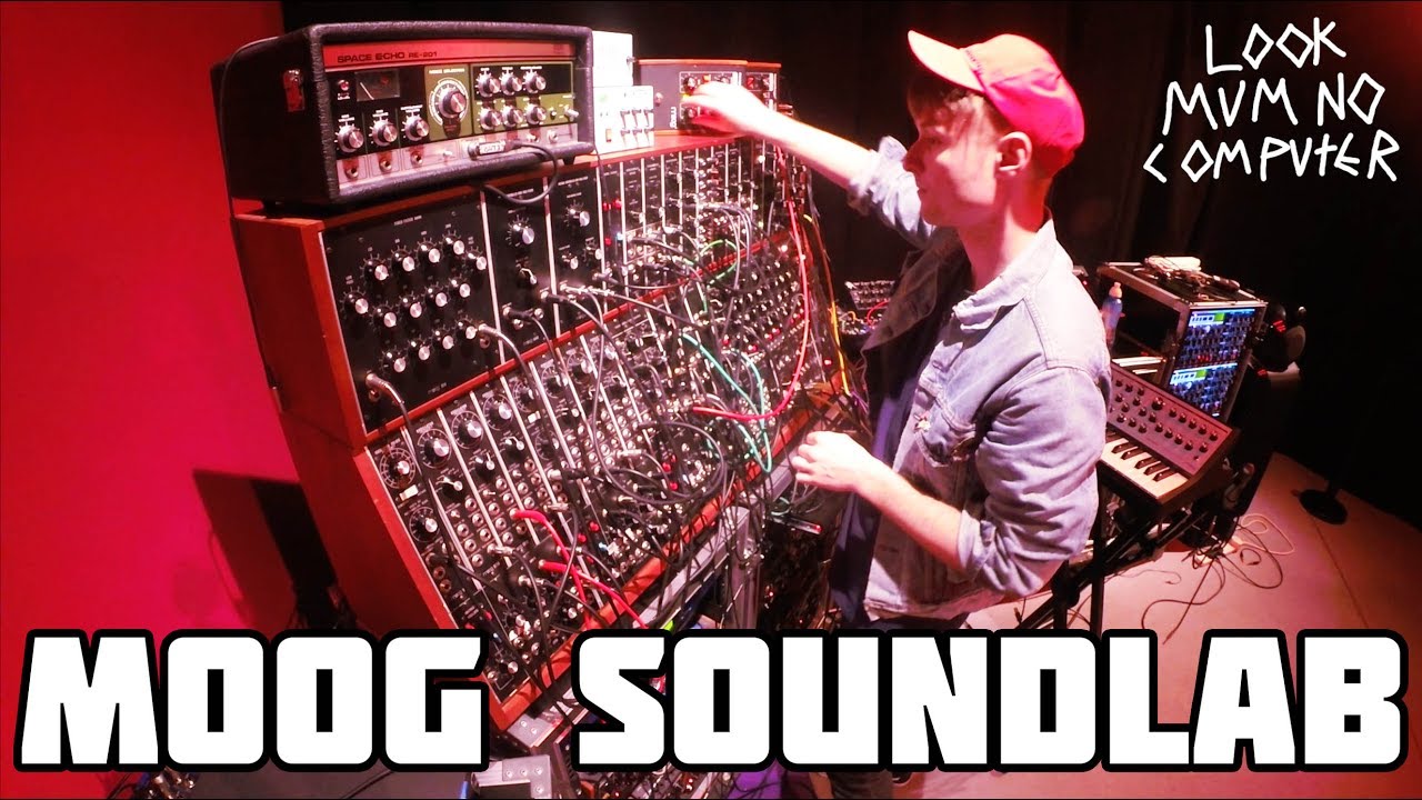 Moog System 55 Modular Synth At Dublin Science Gallery - YouTube