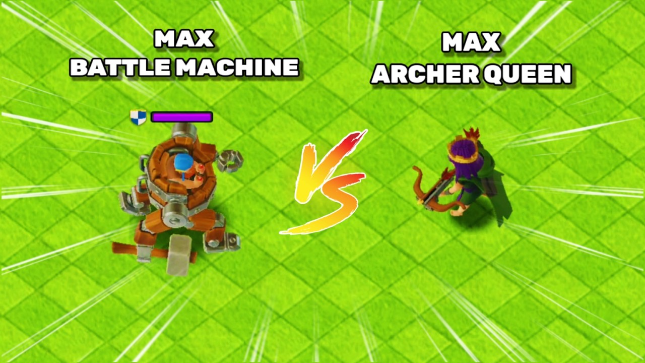Archer Queen vs Battle Machine. Heroes vs Heroes ultimate battle ...