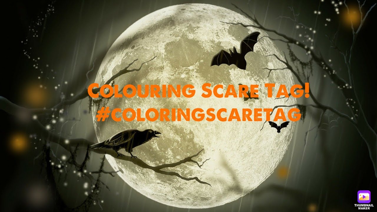 Colour scare Tag #Colorscaretag | Adult Colouring - YouTube