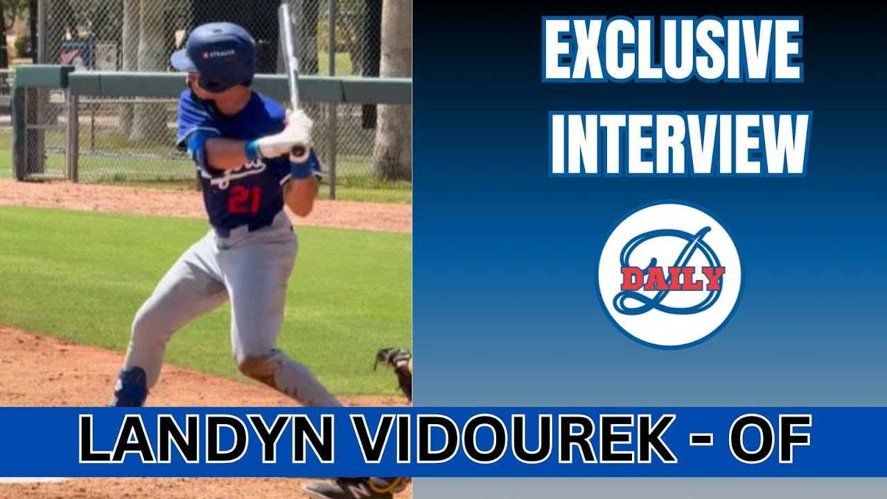 Dodgers Prospects: Landyn Vidourek - OF - Joins Dodgers Daily - YouTube