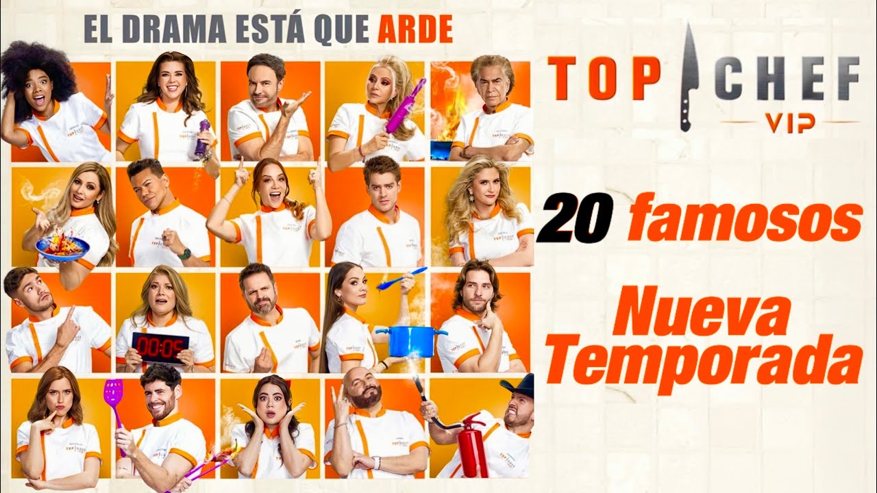 Top Chef VIP 3 lista completa de participantes de la nueva temporada ...