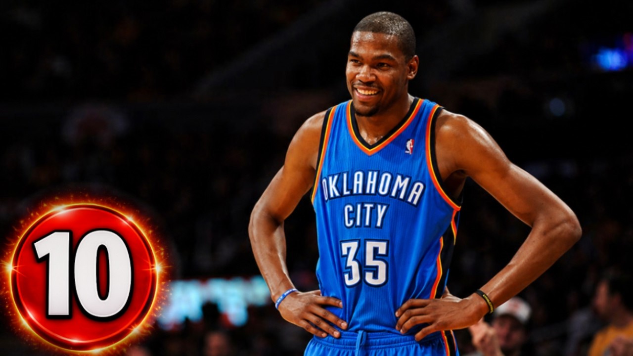 Kevin Durant Top 10 Plays of Career - YouTube