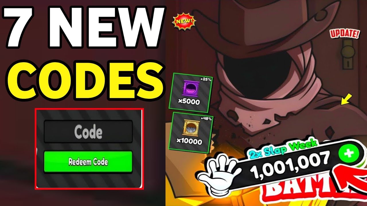 UPDATE⚡ SLAP BATTLES CODES IN AUGUST 2025 | ROBLOX CODES AUGUST 2025 ...