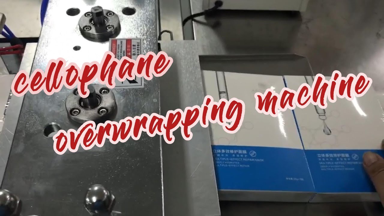 overwrapping machine - YouTube