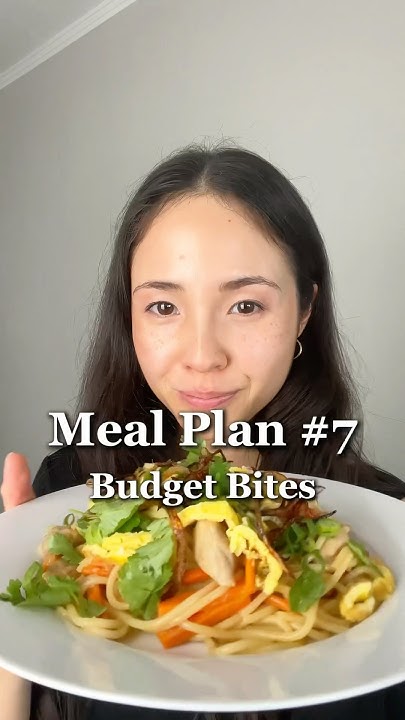 Meal Plan 7 | Budget Bites - YouTube