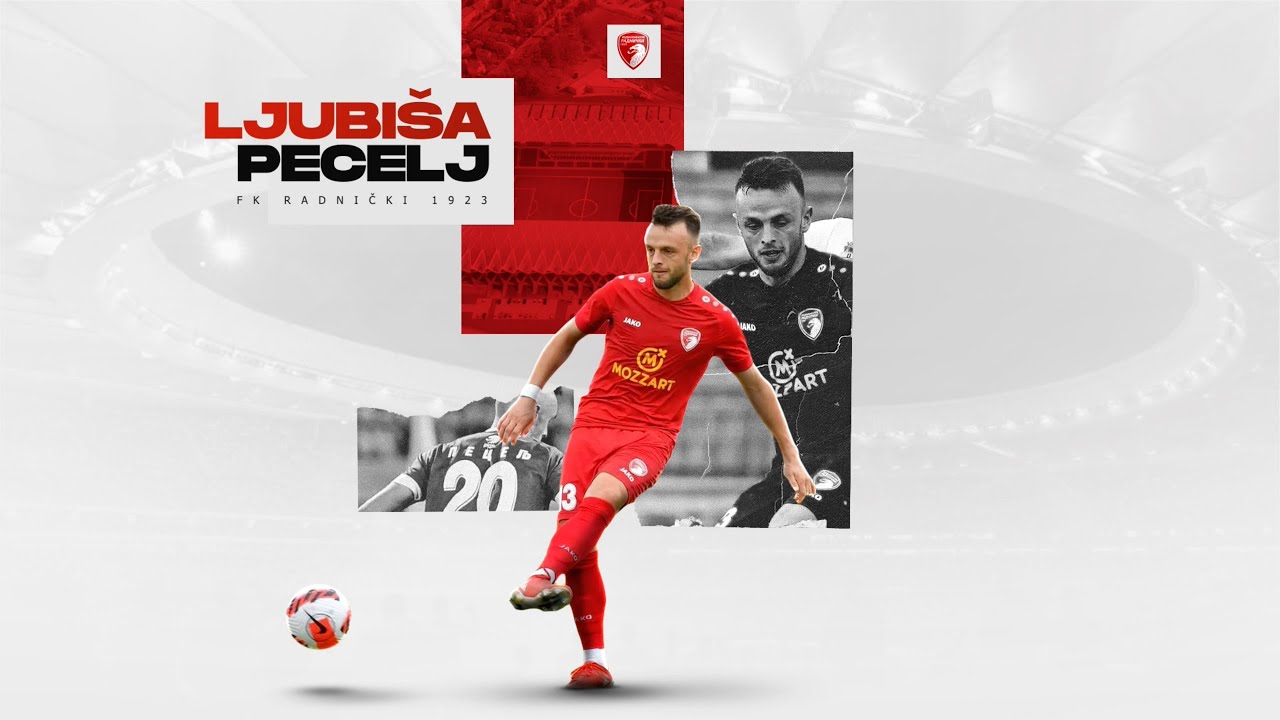 Ljubiša Pecelj Left Back FK Radnicki 1923 22/23 Highlights - YouTube