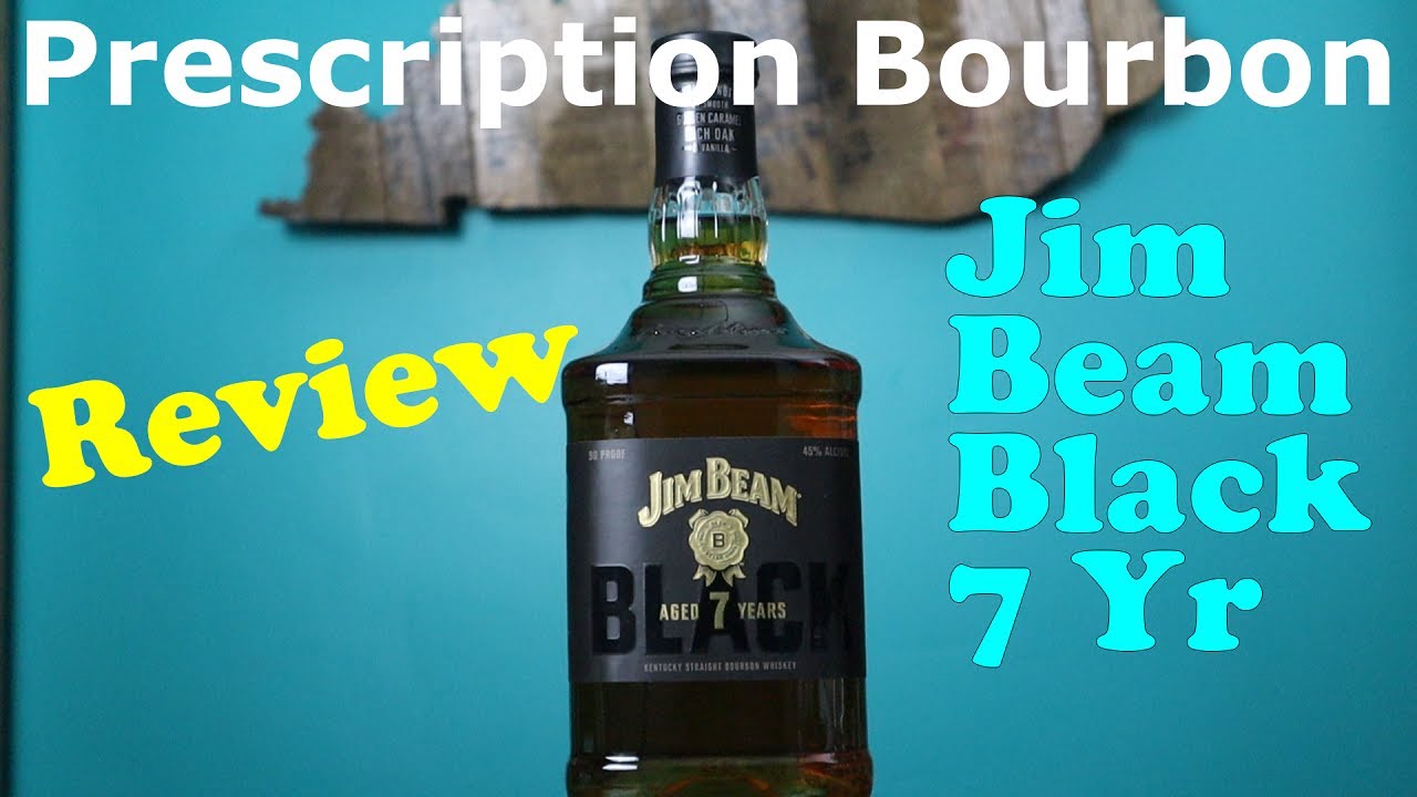 Jim Beam Black 7 Year Bourbon Whiskey Review - YouTube