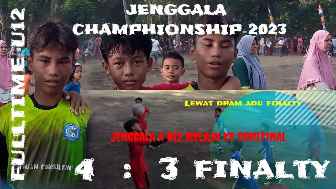 Highlight U12 JENGGALA A vs GARUDA A berujung adufinalty JENGGALA ...