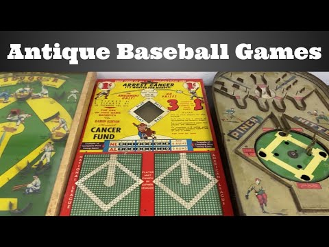 Antique Baseball Games - Look at What Came Into the Coin Shop - YouTube
