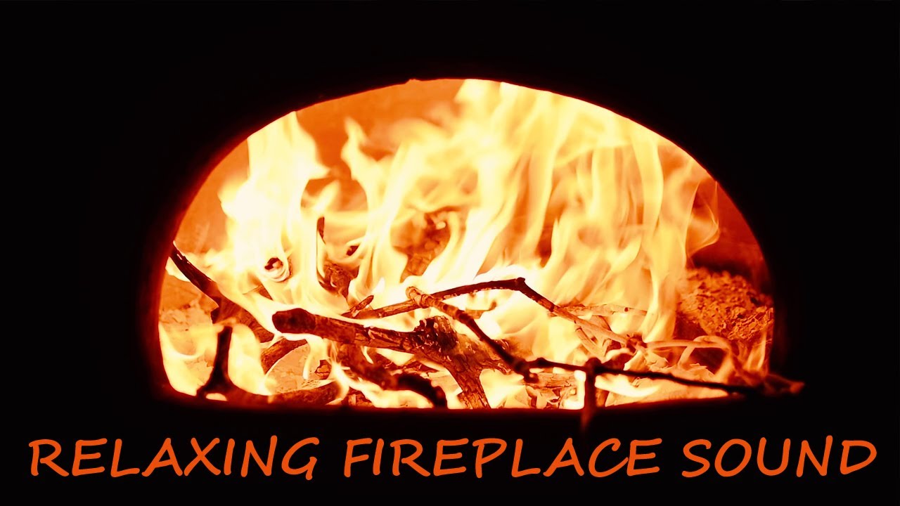 Relaxing Fireplace Sound | Crackling sound of firewood | Cozy Fireplace ...