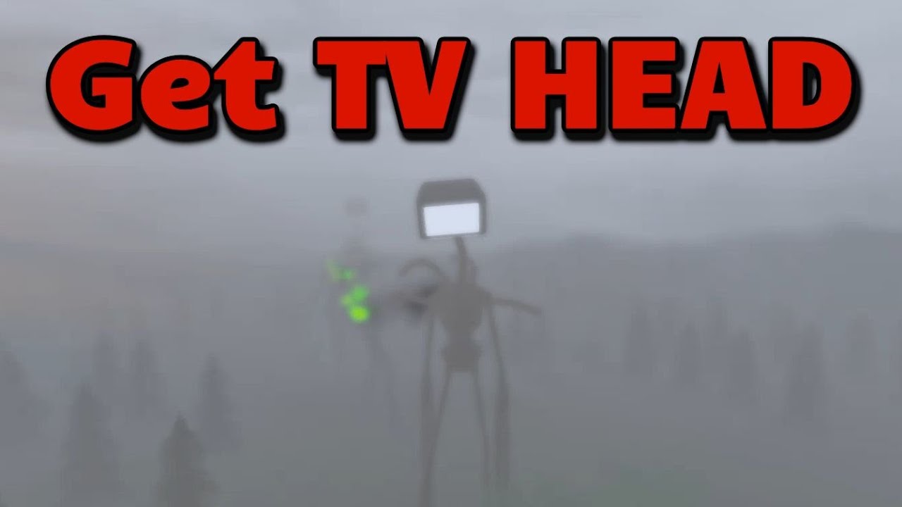 How to Get TV HEAD in Siren Head RP Badge Roblox - YouTube