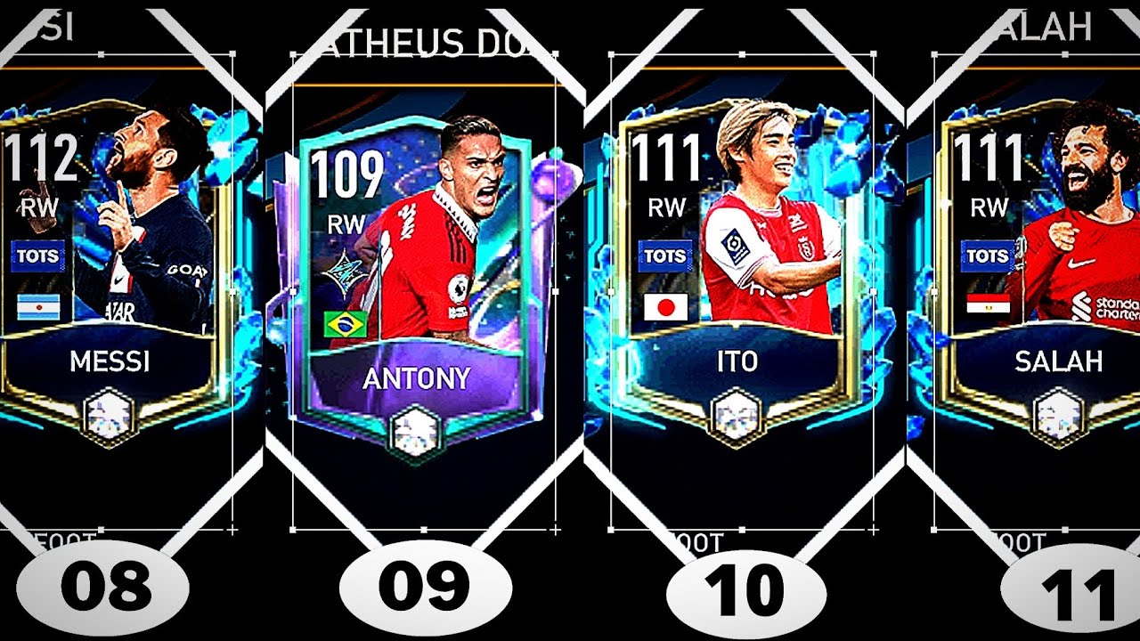 The 23 best right wingers ( RW) in fifa mobile - YouTube