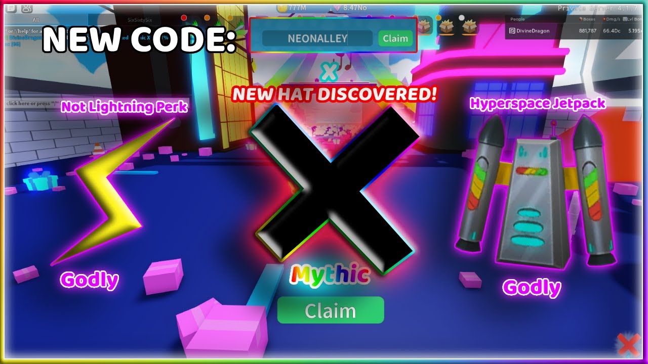 Unboxed Mythical 'X', *NEW* Damage Leaderboard and NEW CODE! | Unboxing ...