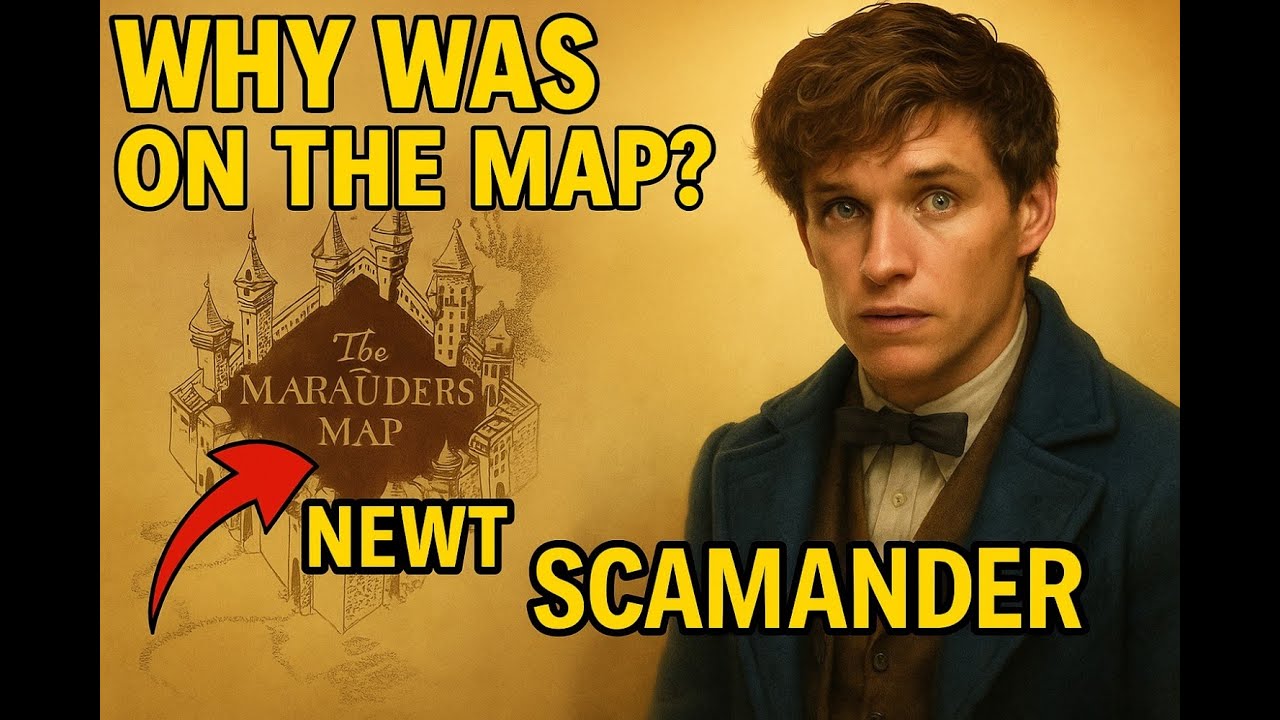 Why Was Newt Scamander on The Marauders Map? Harry Potter Theories ...