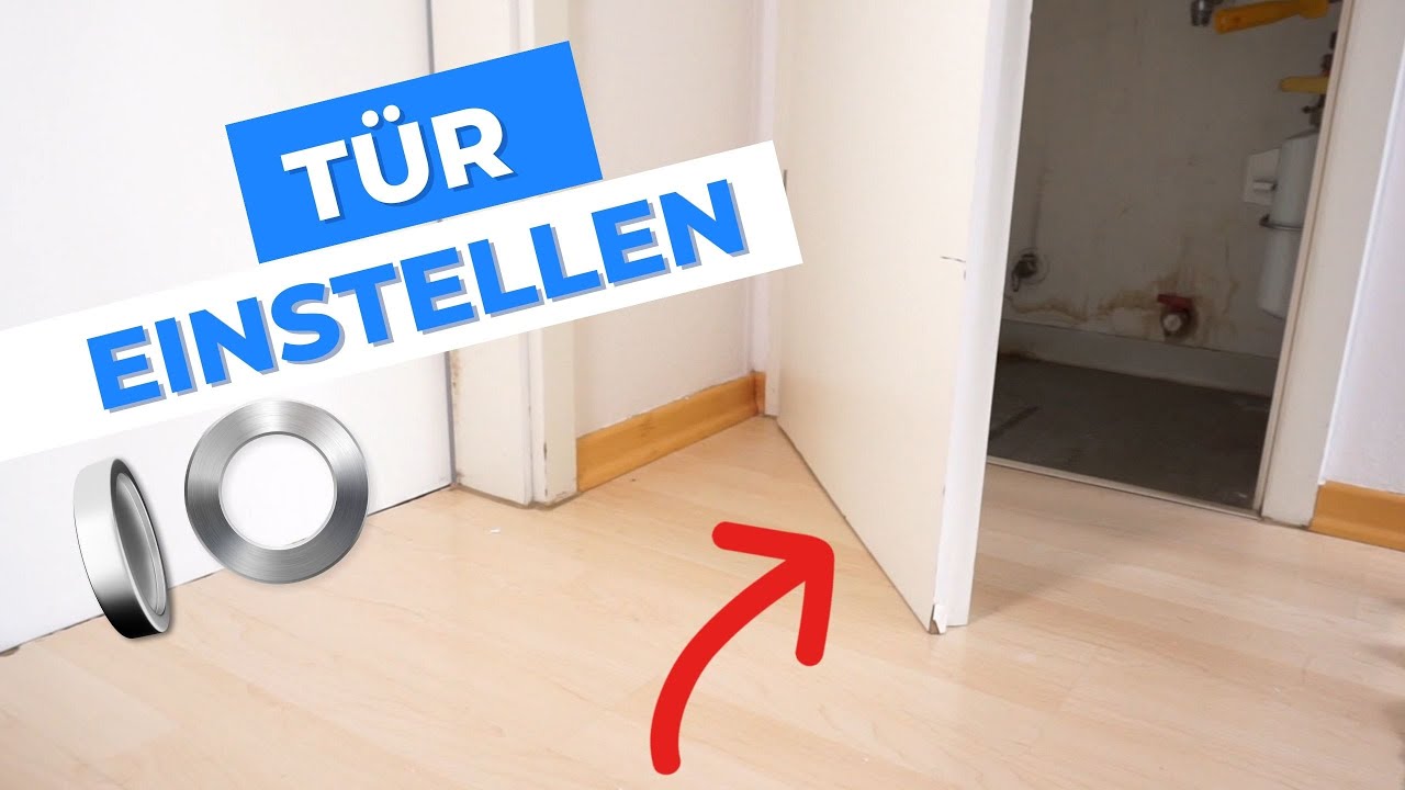 Tür Einstellen im Heizungsraum – So machst Du es richtig - YouTube