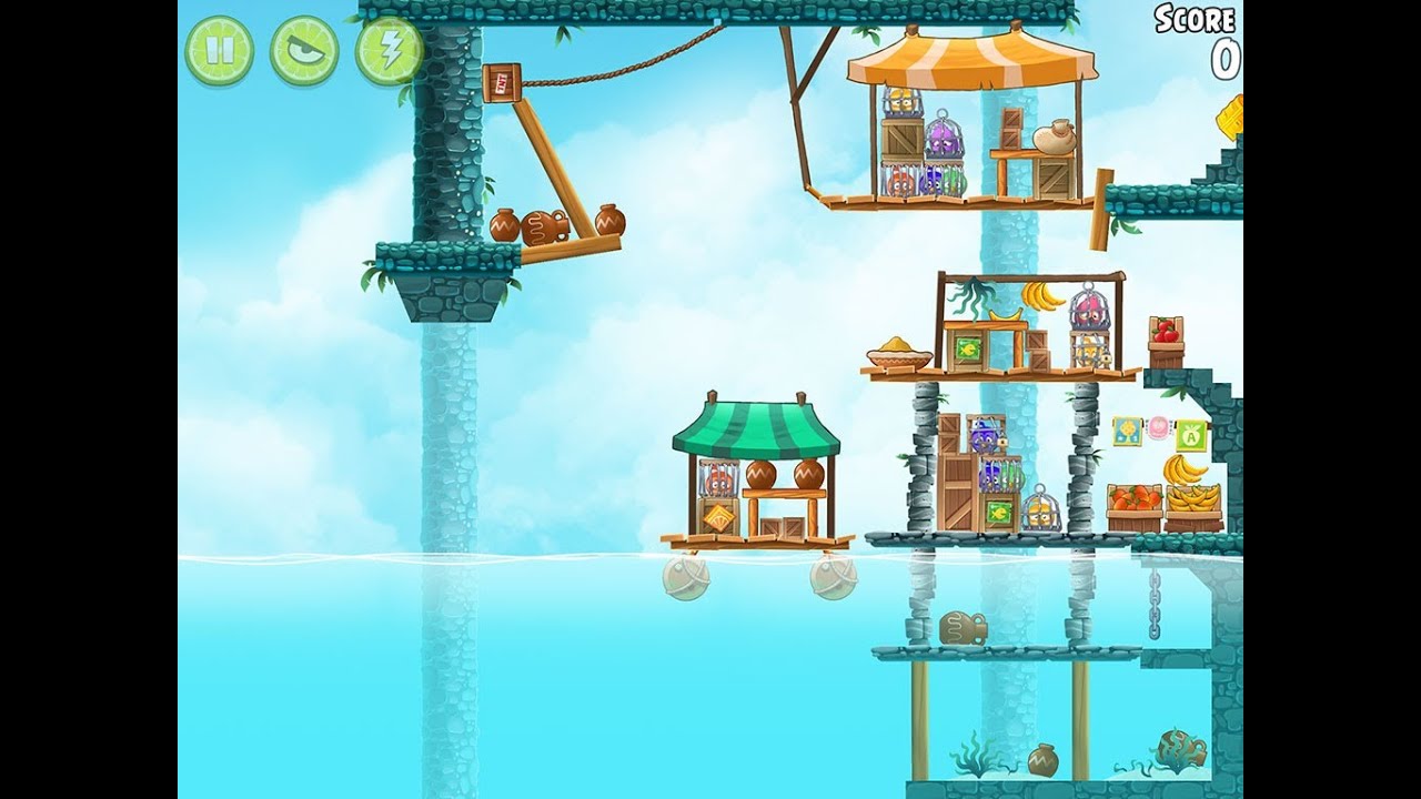 Angry Birds Rio Chest #4 Walkthrough Level 8 High Dive - YouTube