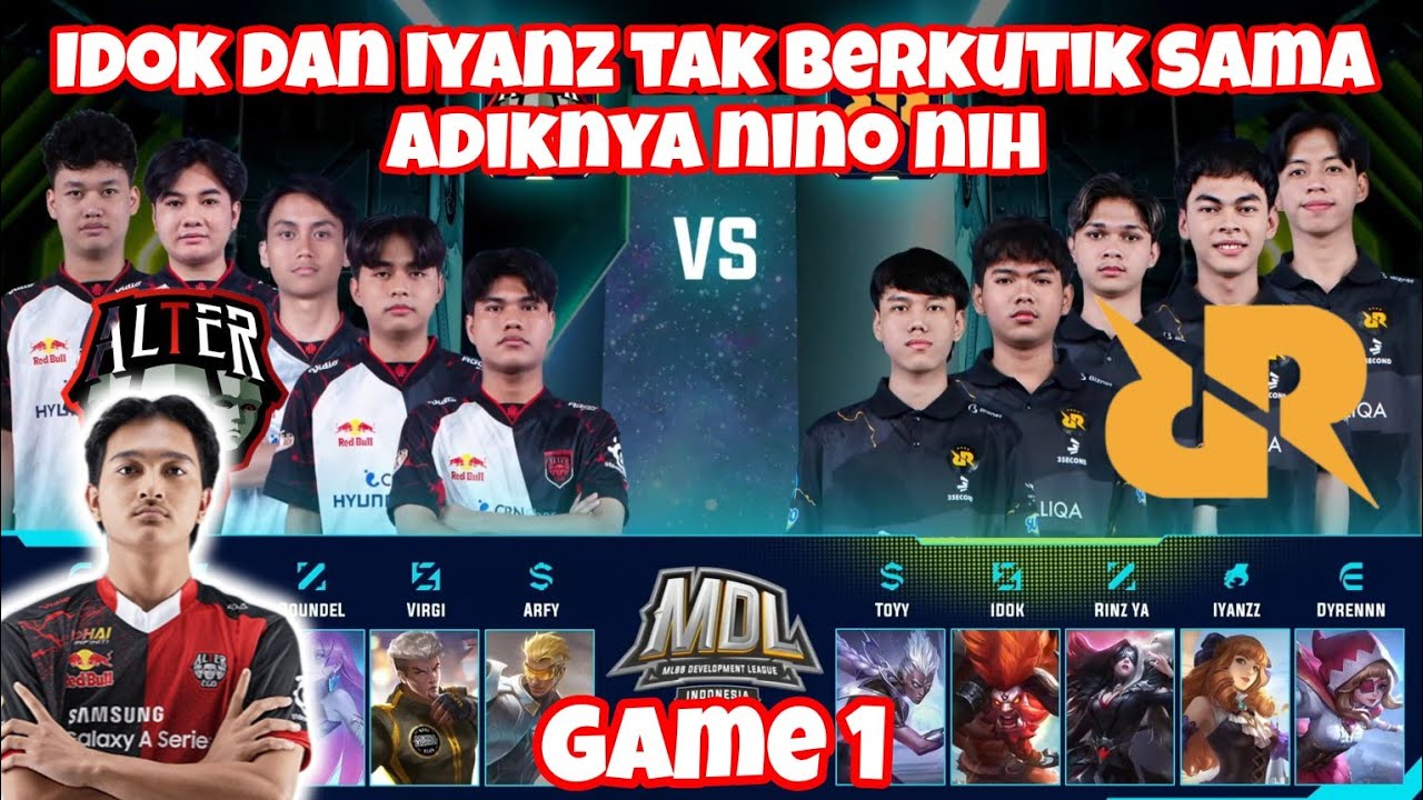 IDOK SAMA IYANZ GK BERKUTIK SAMA BRUNO ARFY - ALTEREGOX VS RRQ SENA ...