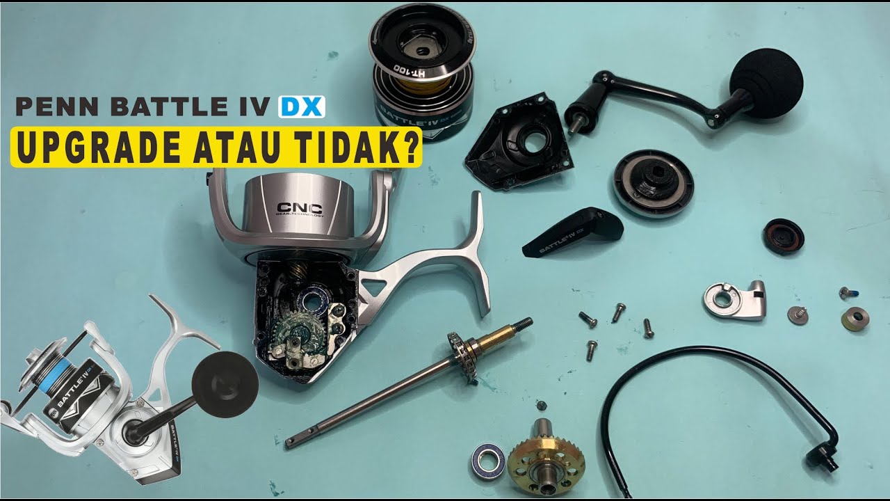 BONGKAR REEL PENN BATTLE IV DX - YouTube