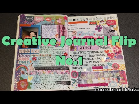 Creative Journal Flip Through No.1 - YouTube