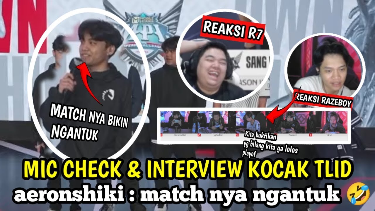 aeronshiki : game nya ngantuk ! Reaksi R7 & RAZEBOY MIC CHECK ...