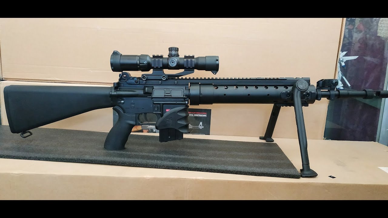 โชว์ปืน(บีบีกัน) MK12 MOD0(E&C-322) - YouTube