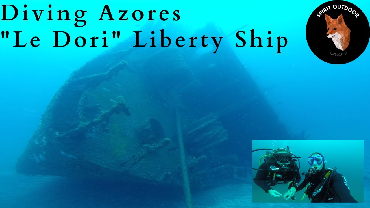 Je plonge sur un Liberty Ship - Diving Azores "Le Dori" Liberty Ship # ...