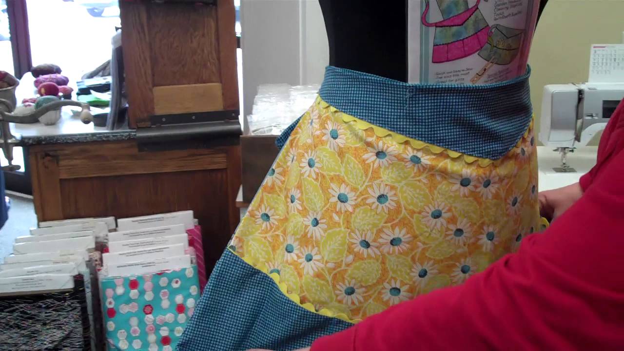 Beginning Sewing (Clothespin Apron) - YouTube