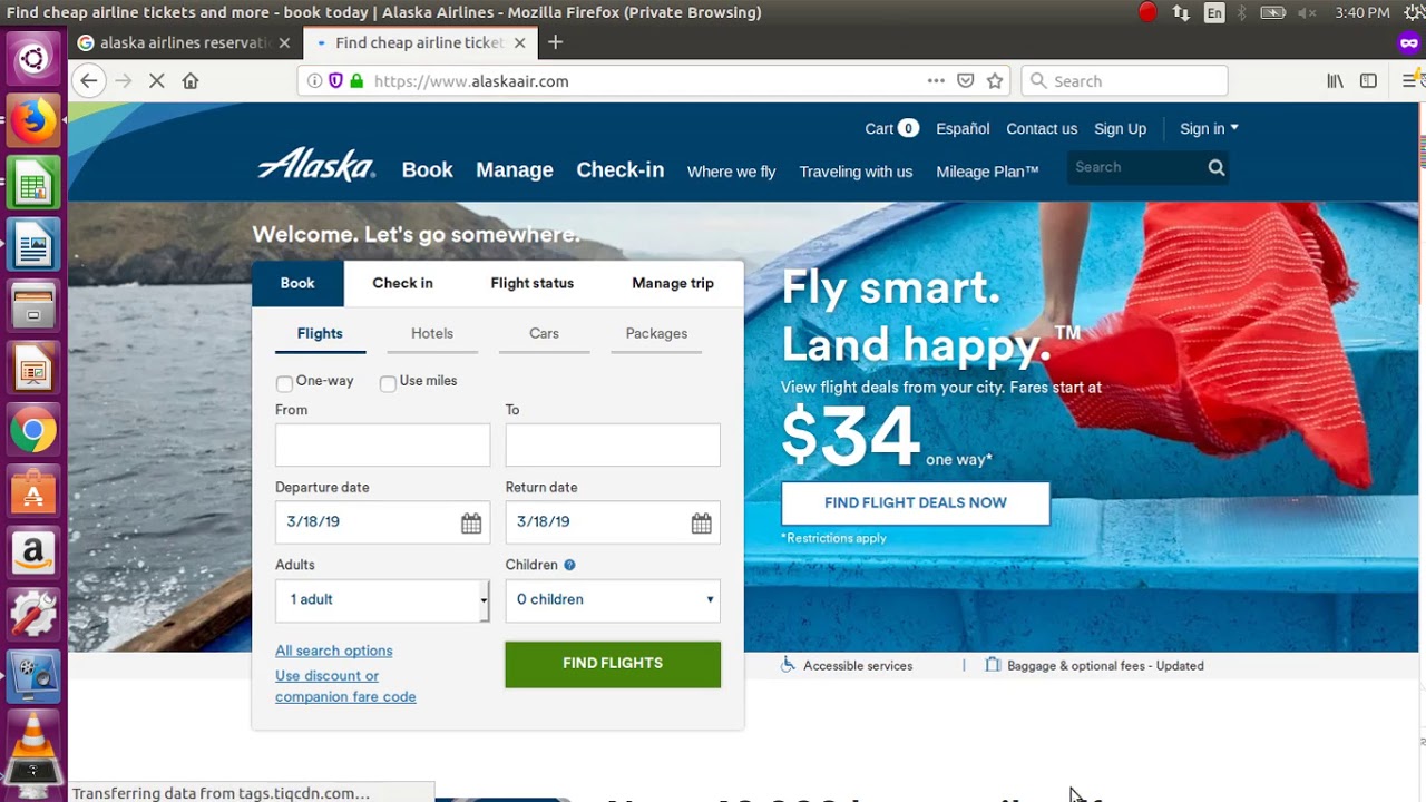 Alaska Airlines Reservations Steps- How to Reserved seat on Alaska ...