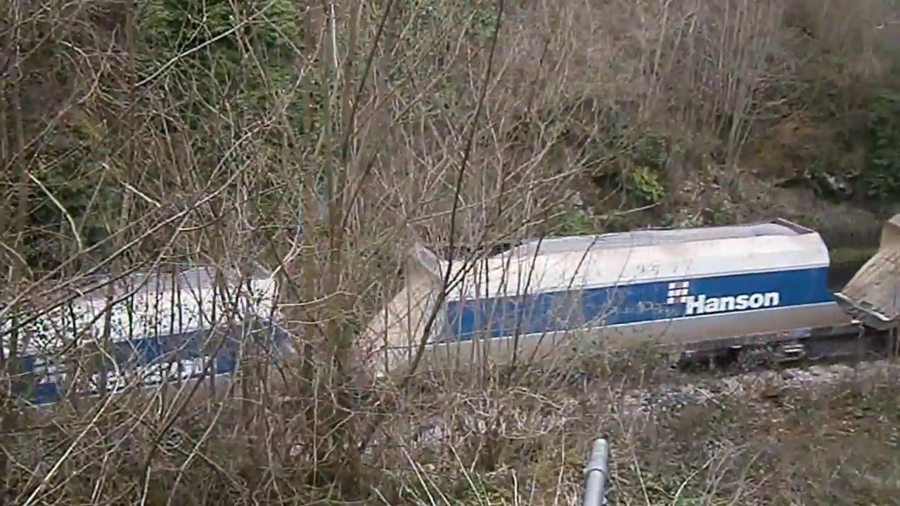 Hanson Class 59 no: 59101 @ Whatley Quarry {628U} 07/04/2016. - YouTube