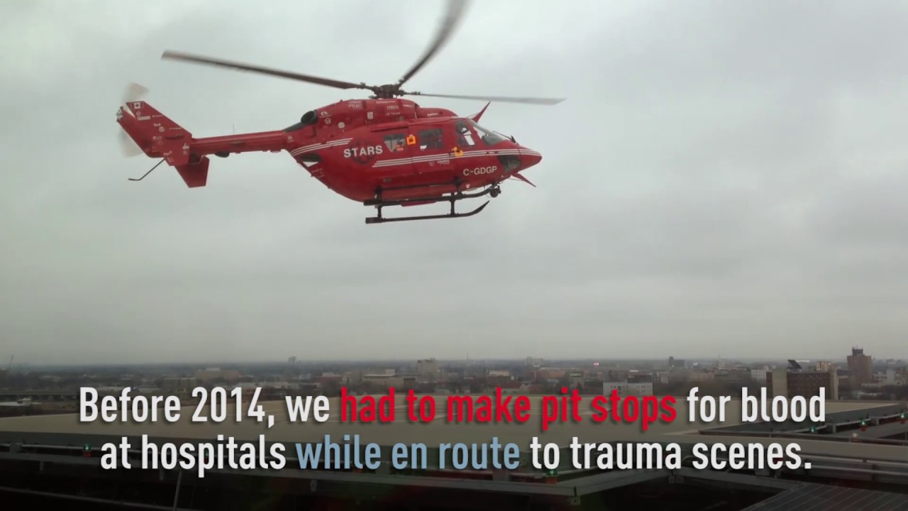 Did you know your donated blood might have taken a helicopter ride ...