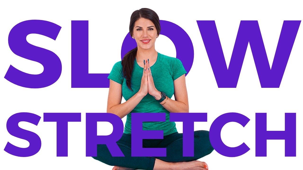 20 minute Slow Yoga Stretch - YouTube