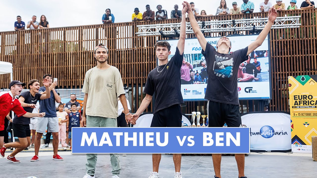 MATHIEU vs BEN - FINALE - MONTPELLIER MAX FREESTYLE 2023 - YouTube