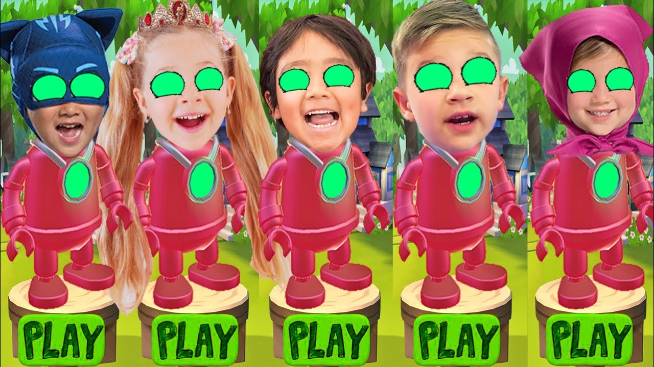 Tag with Ryan vs Princess Masha Escape vs Love Diana Pet Dash - Kaji ...