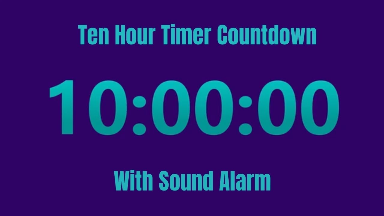 10 Hour Countdown (Help Me Reach 4,000 Hours Watch Time) #10hours ...
