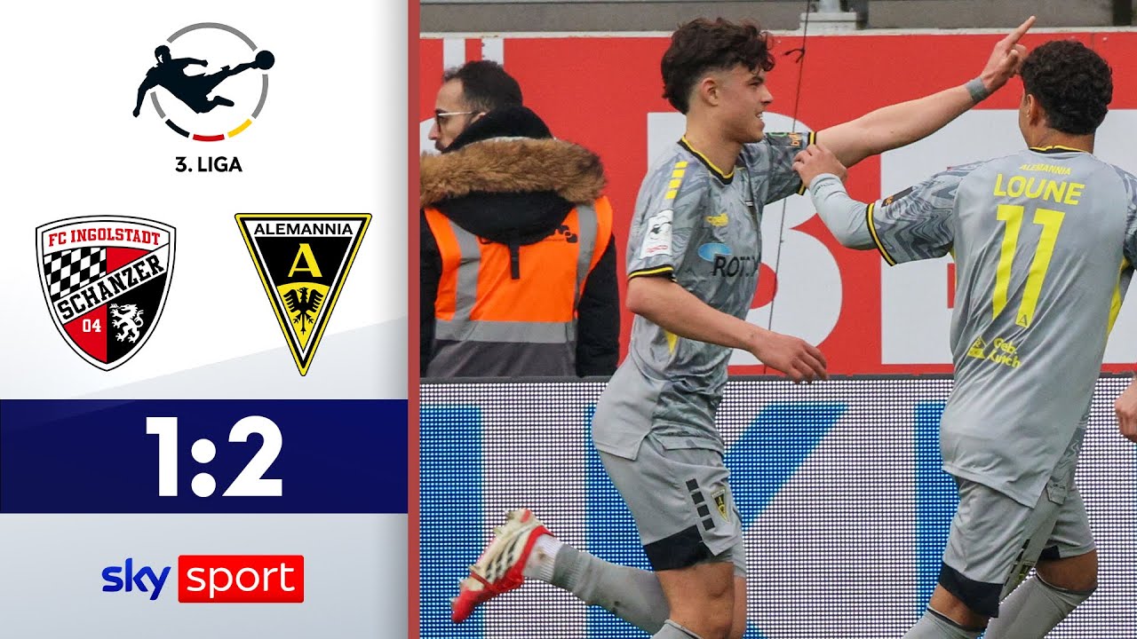 Traumtor holt die Punkte nach Aachen! | FC Ingolstadt 04 - Alemannia ...