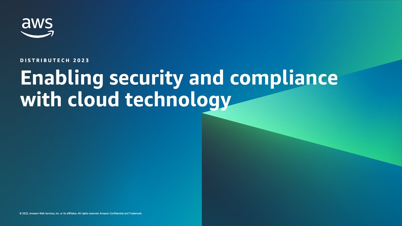 AWS E&U - AWS Cloud Security for Utilities - YouTube