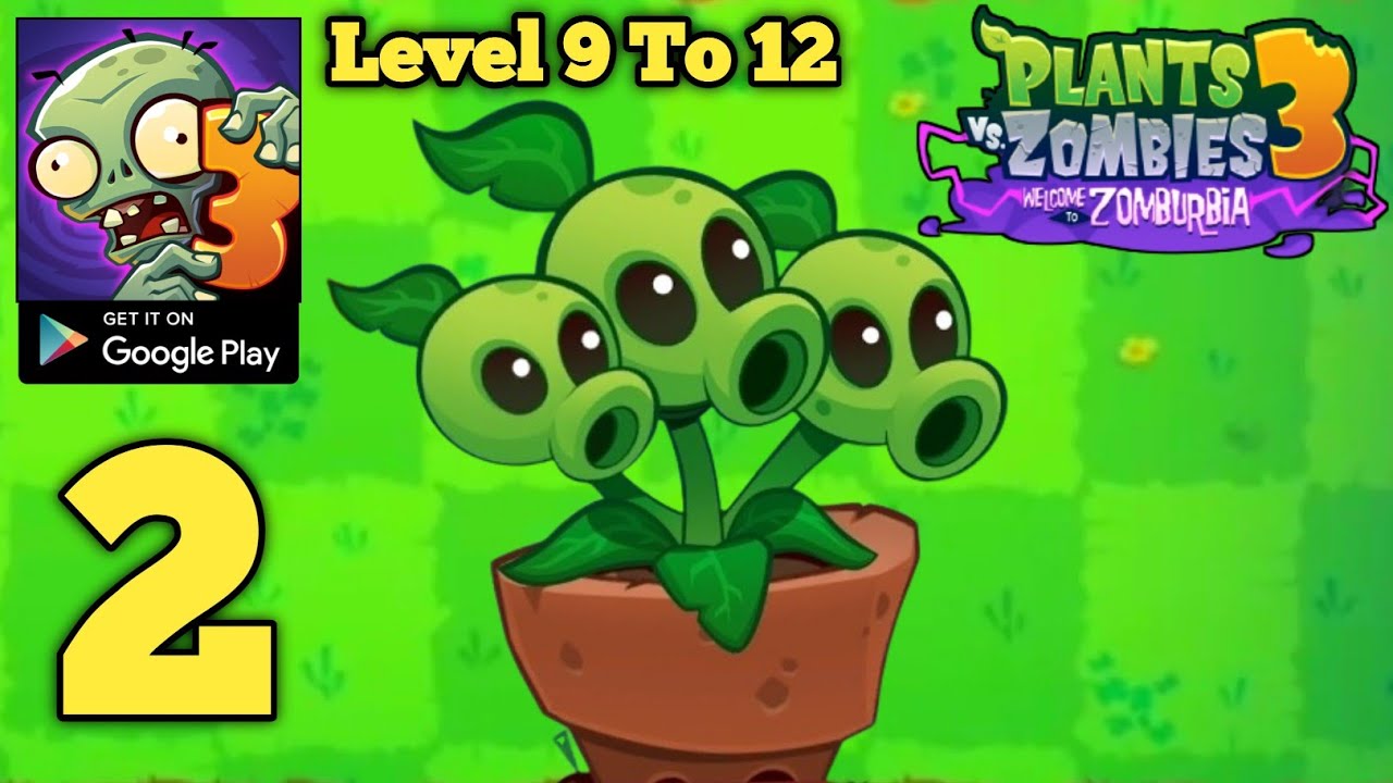 Plants vs Zombies 3: Welcome to Zomburbia - Level 9 To 12 Dave's House ...