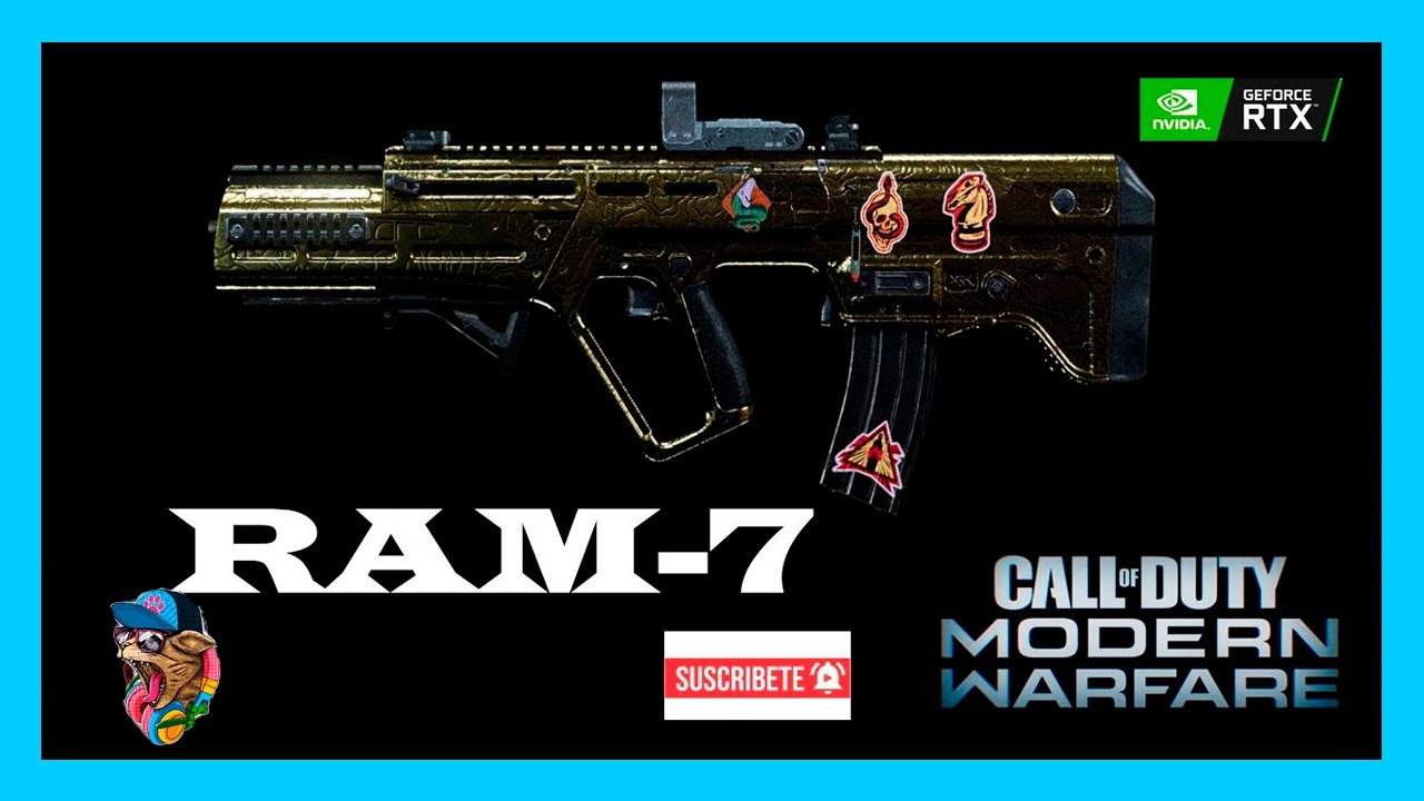 Call of Duty Modern Wafare RAM 7 mejor arma de warzone🔔 - YouTube