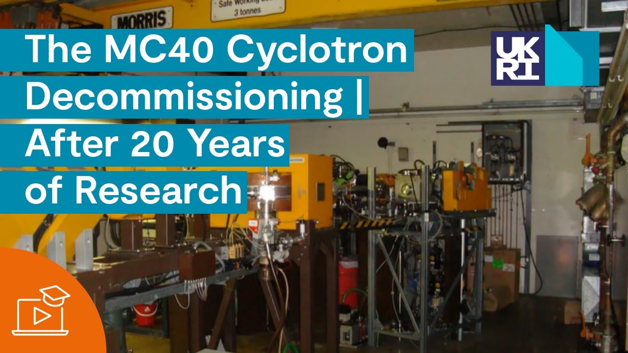 The MC40 Cyclotron Decommissioning | After 20 Years of Research - YouTube