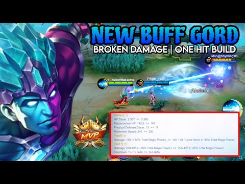 NEW BUFF GORD!! GORD NEW BROKEN FIRST ITEM FOR DAMAGE HACK EARLY AND LATE GAME!!