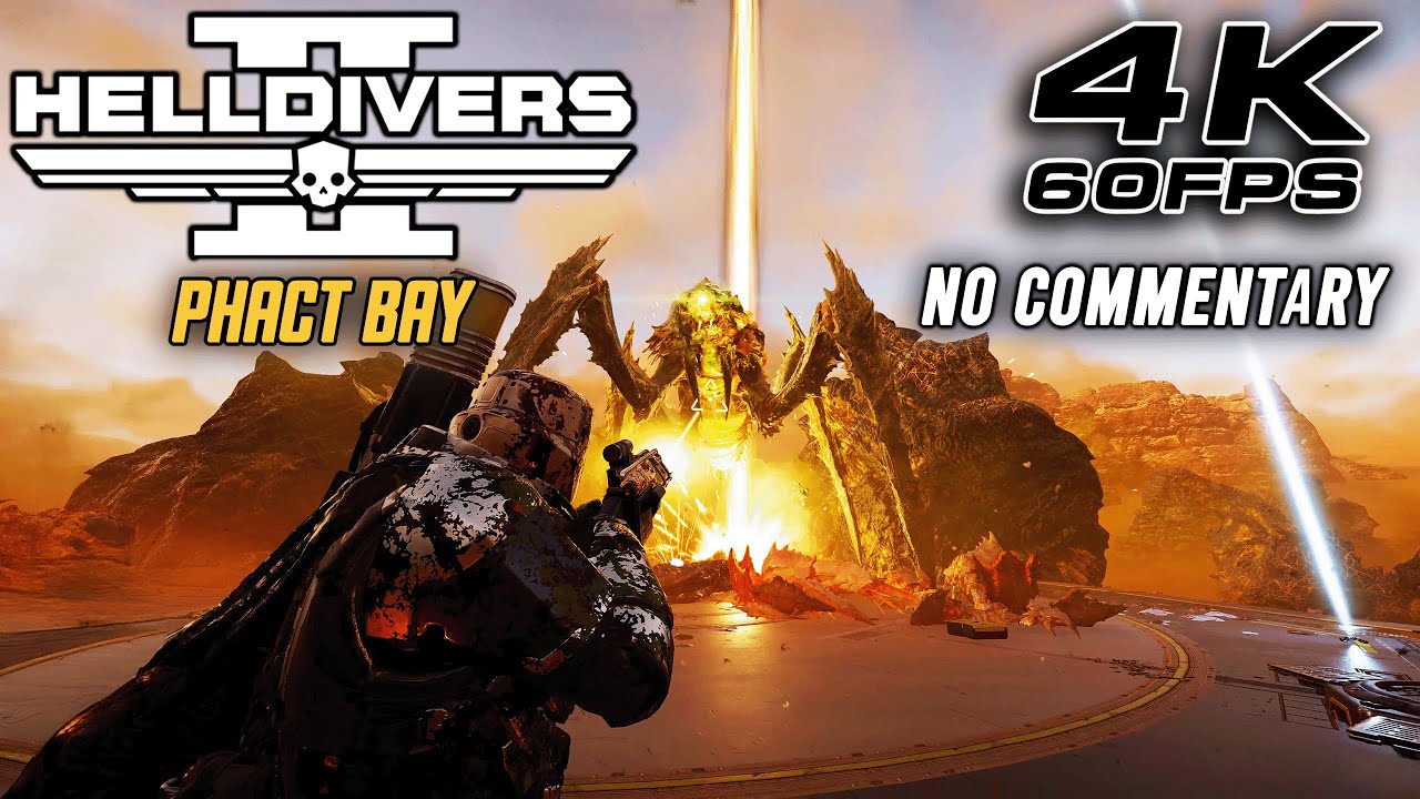 Helldivers 2 : 4K Gameplay No Commentary MAX Settings | RTX 4080 P115 ...